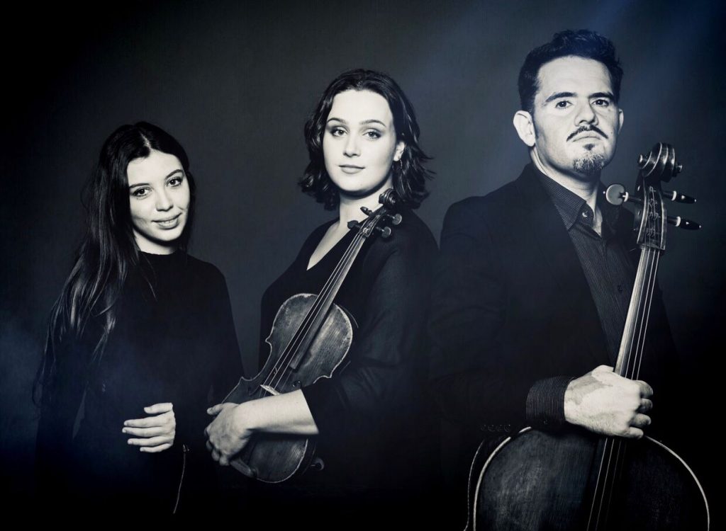 El grupo de música clásica ´Cooper Trío´ actúa en el Museo de Bellas ...